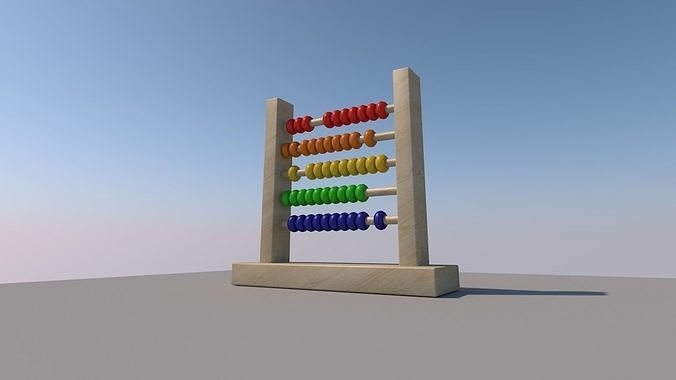 Simple Abacus 3D model | CGTrader