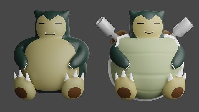 Snorlax 3D model | CGTrader