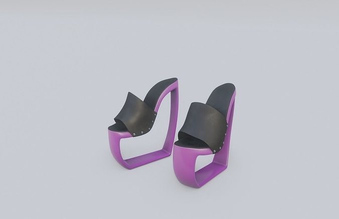 3D model Fujiko Shoes Wedge V1 VR / AR / low-poly | CGTrader