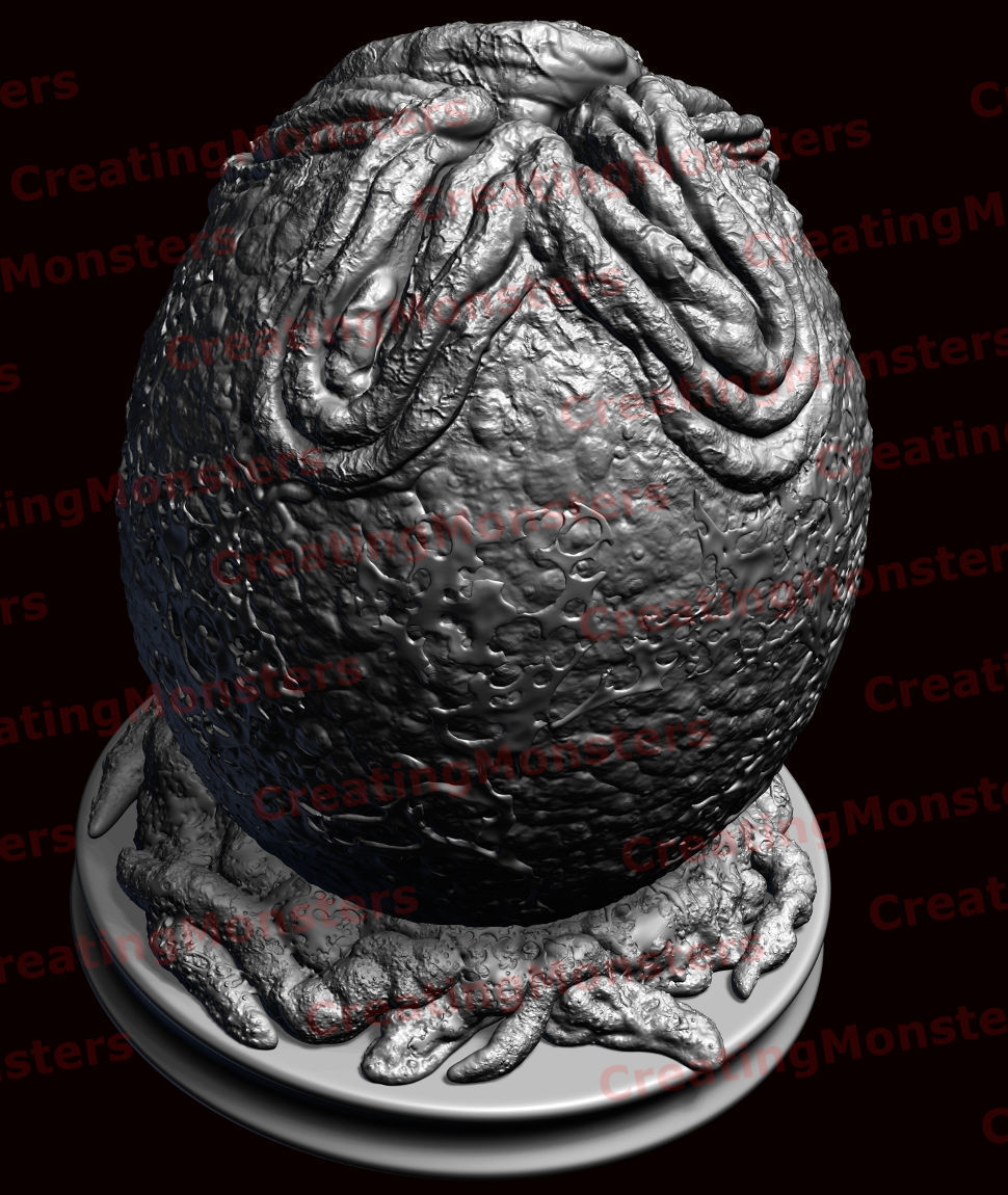 ALIEN EGG STL 3D model 3D printable | CGTrader