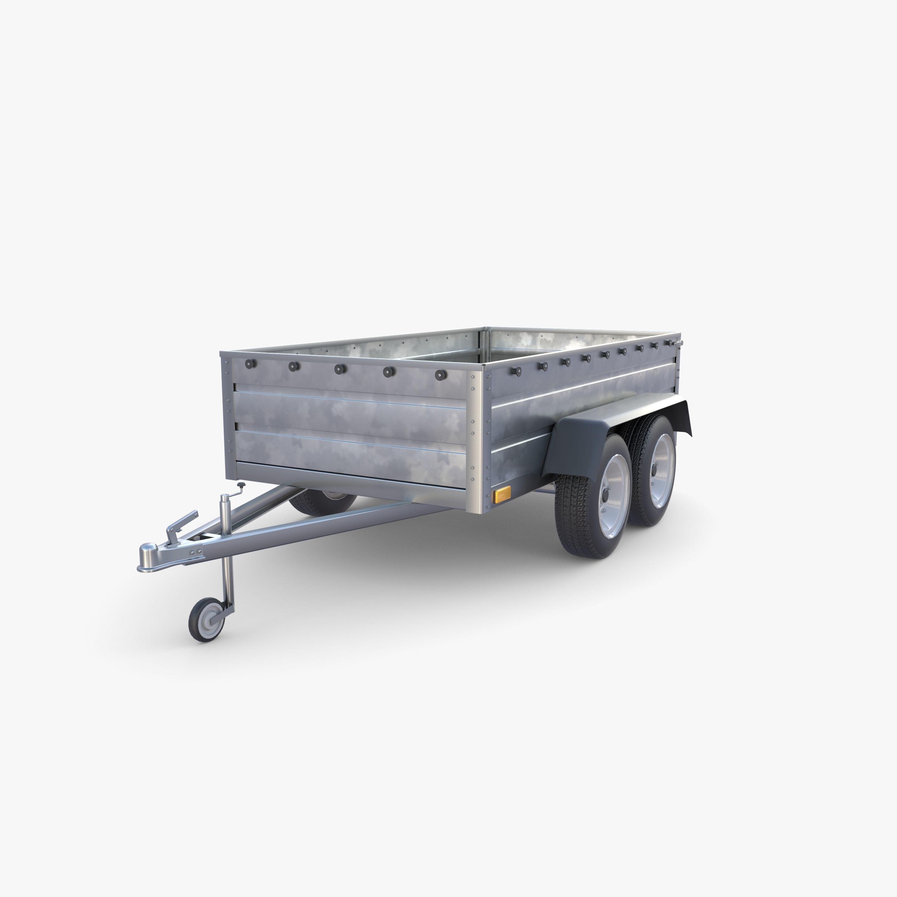 3D model Cargo Trailer v7 VR / AR / low-poly | CGTrader