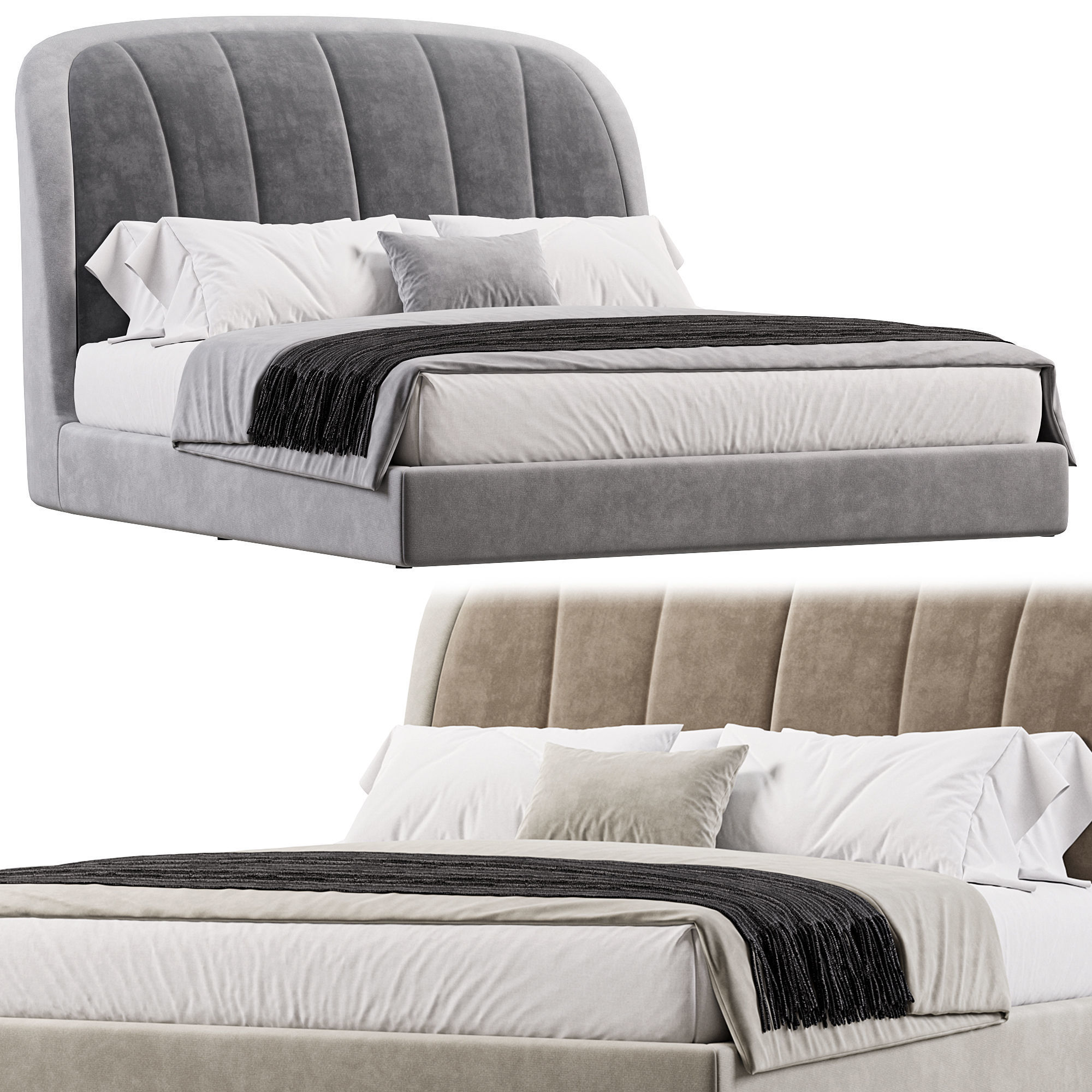 BERKELEY BED BY CASARICCA COLLECTION 3D model | CGTrader