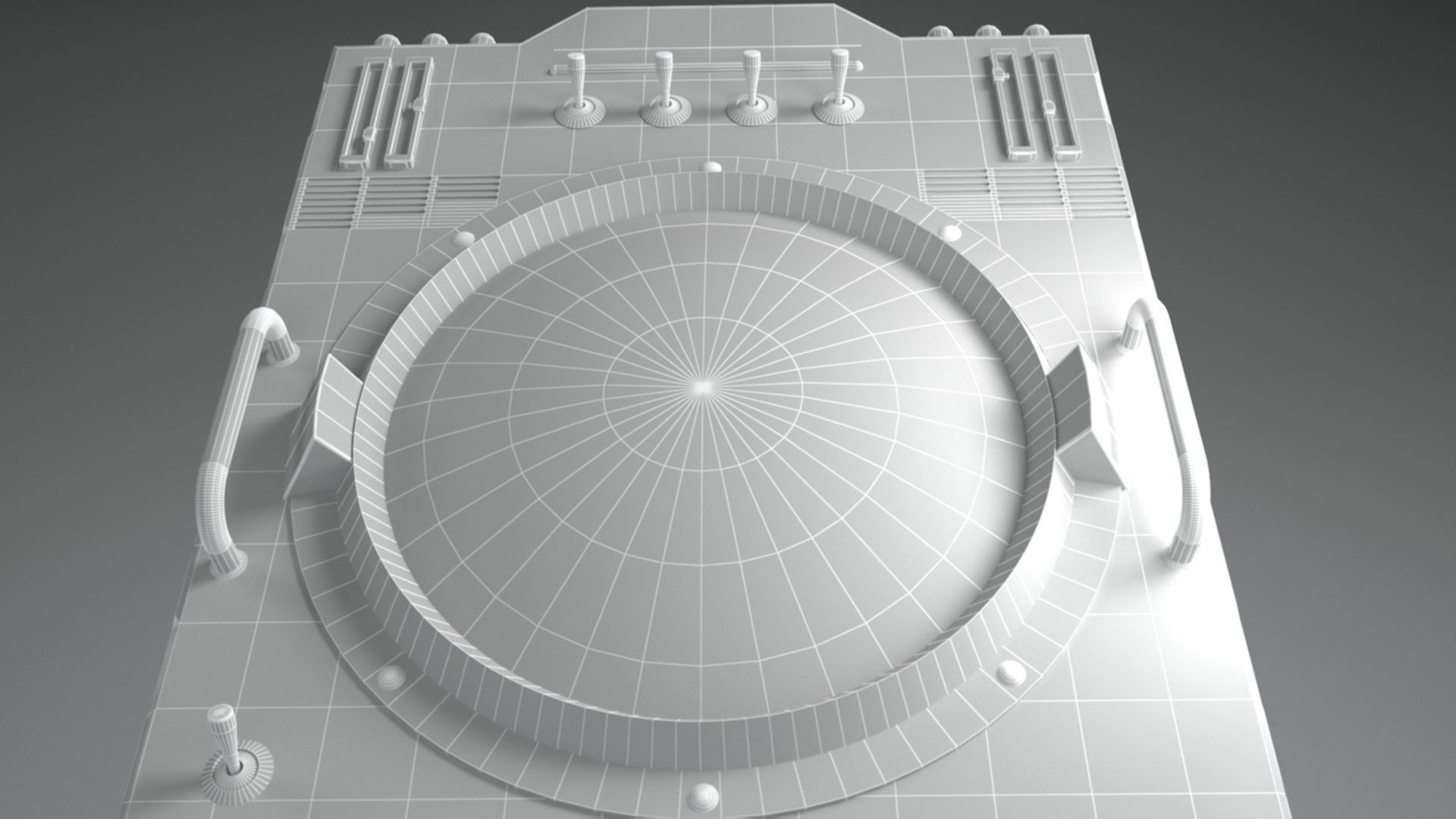 Old Radar 3D model | CGTrader