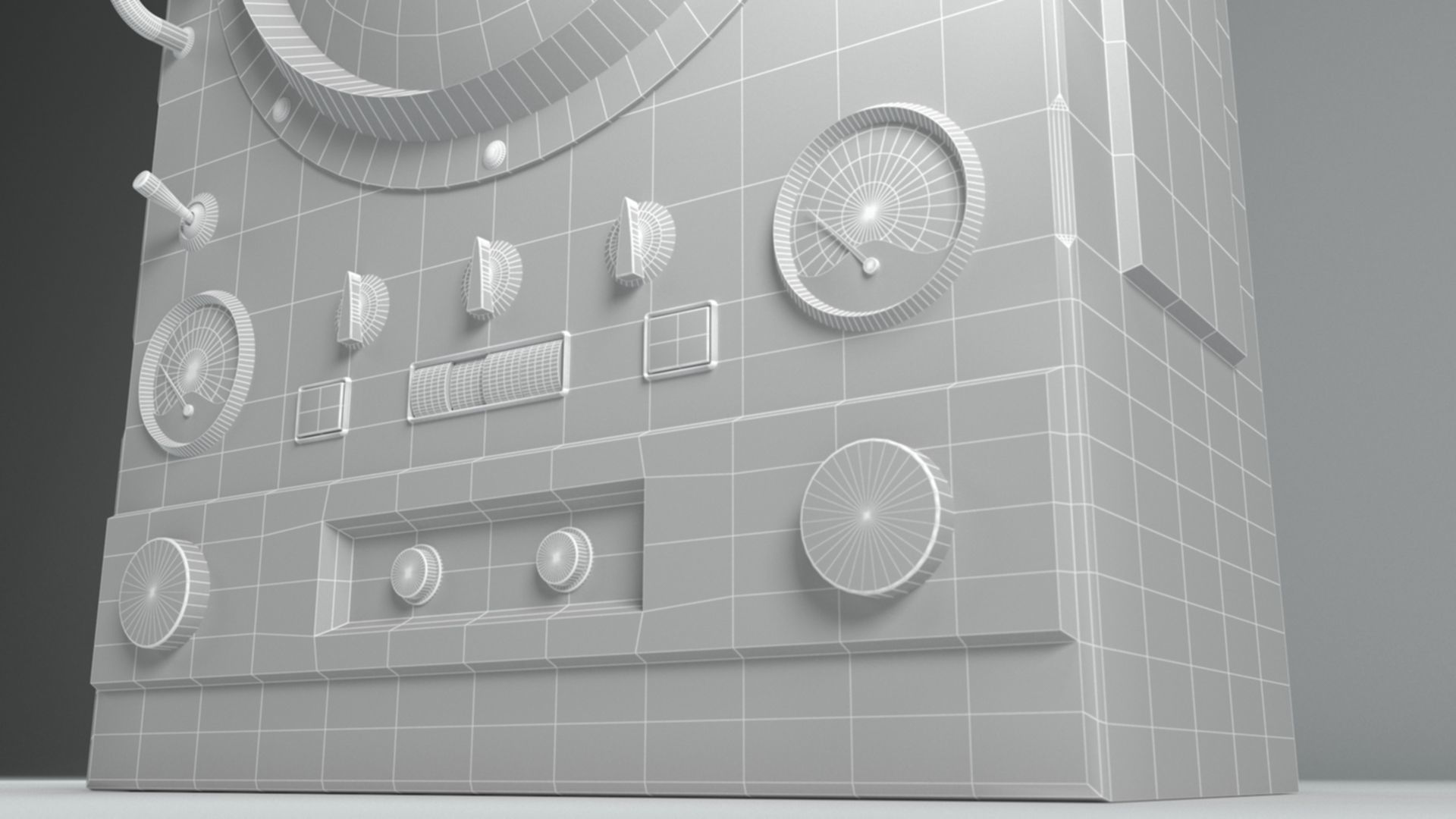Old Radar 3D model | CGTrader