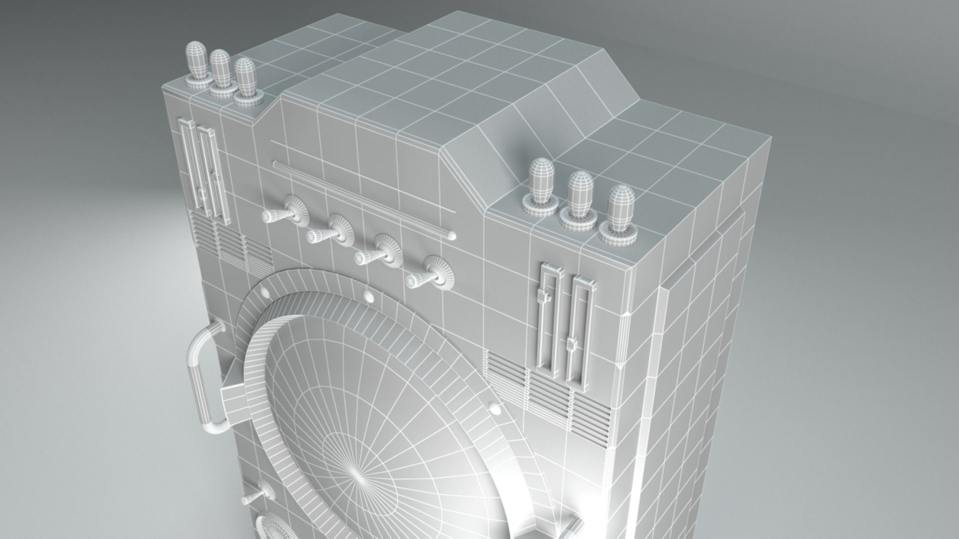 Old Radar 3D model | CGTrader