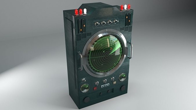 Old Radar 3D model | CGTrader