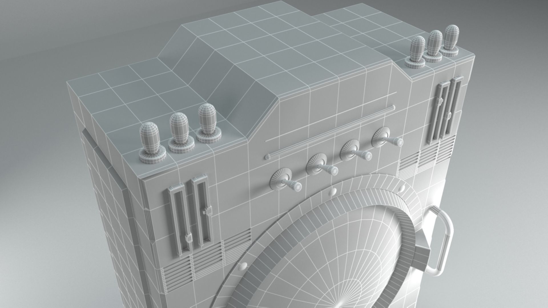 Old Radar 3D model | CGTrader