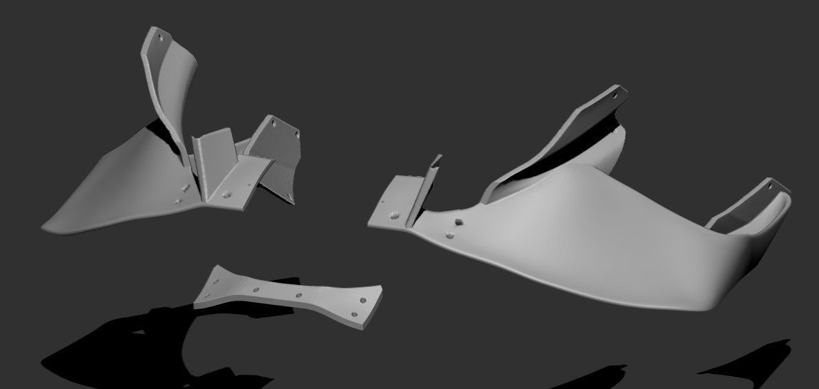 R7-M1 type fixed wings 3D model 3D printable | CGTrader