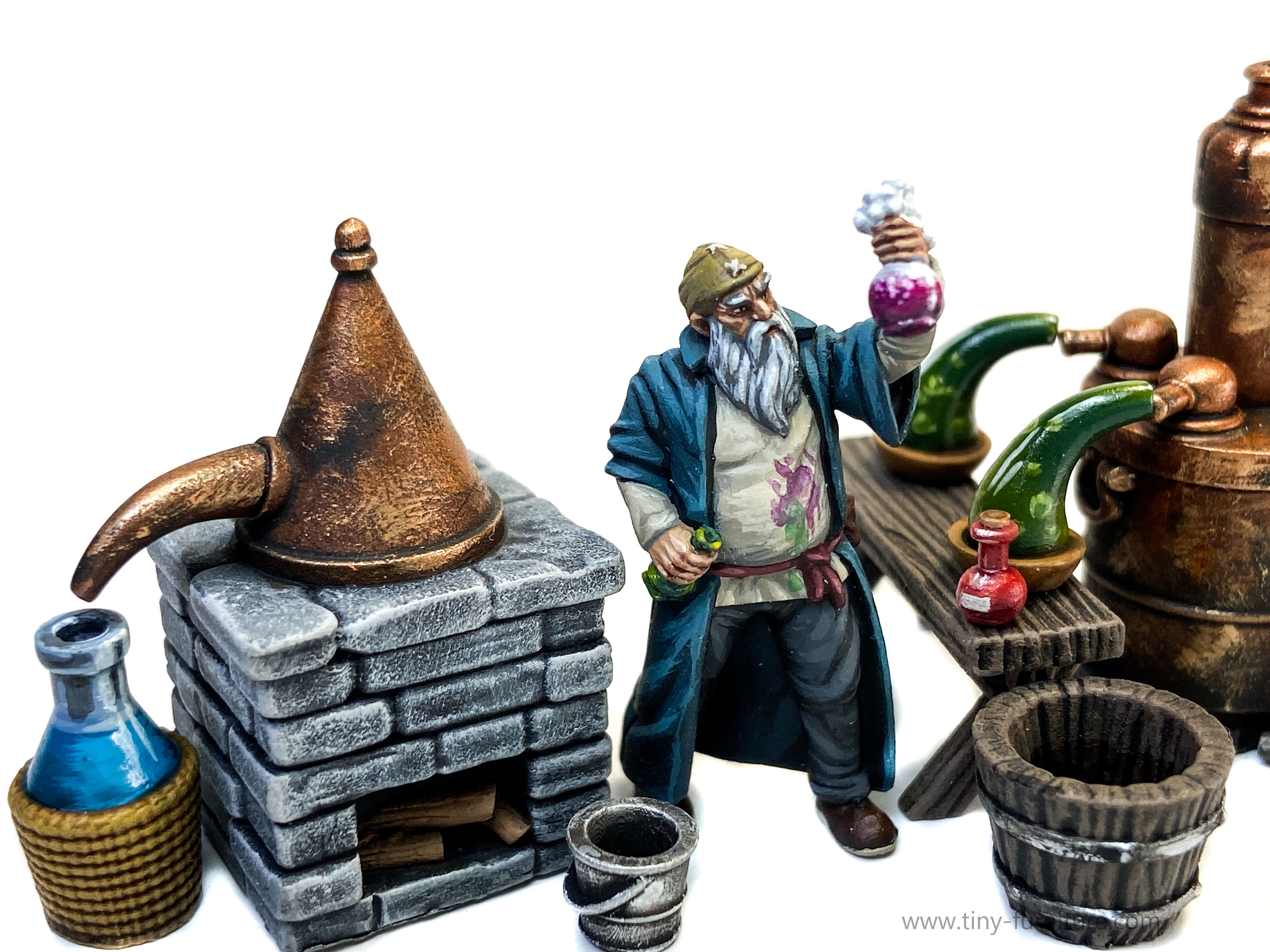 MEDIEVAL DISTILLERY ROOM 3D model 3D printable | CGTrader