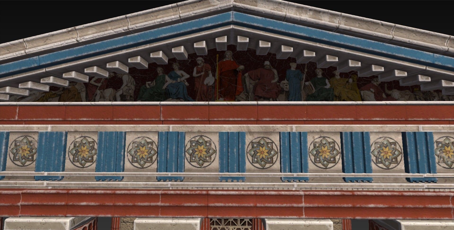 3D model Historical Greek Temple 2 VR / AR / low-poly | CGTrader