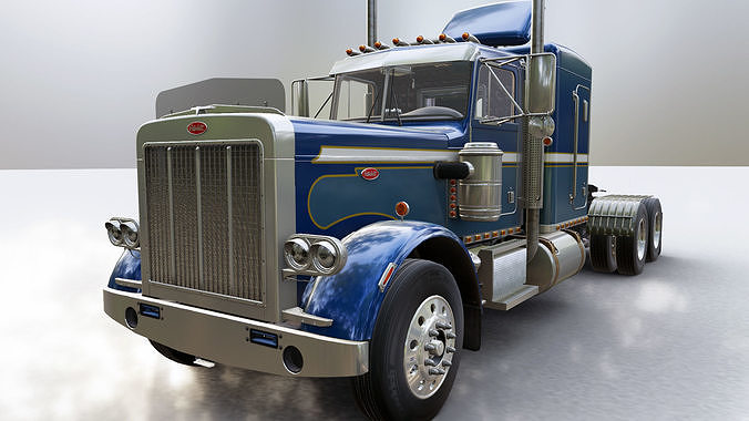 Peterbilt 359 Complete 3D model | CGTrader
