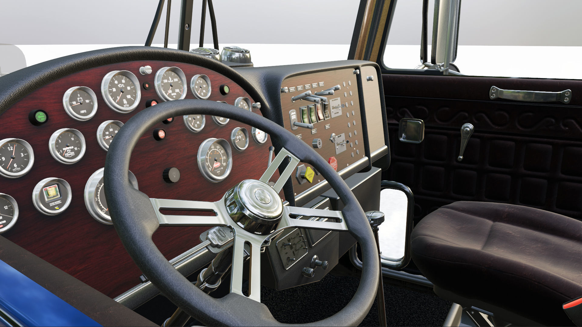 Peterbilt 359 Complete 3D model | CGTrader