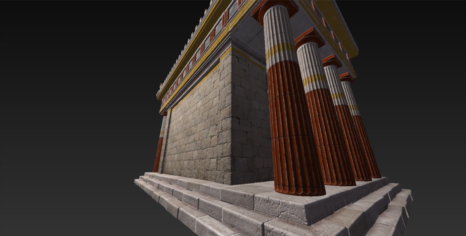 3D model Historical Greek Temple 5 VR / AR / low-poly | CGTrader