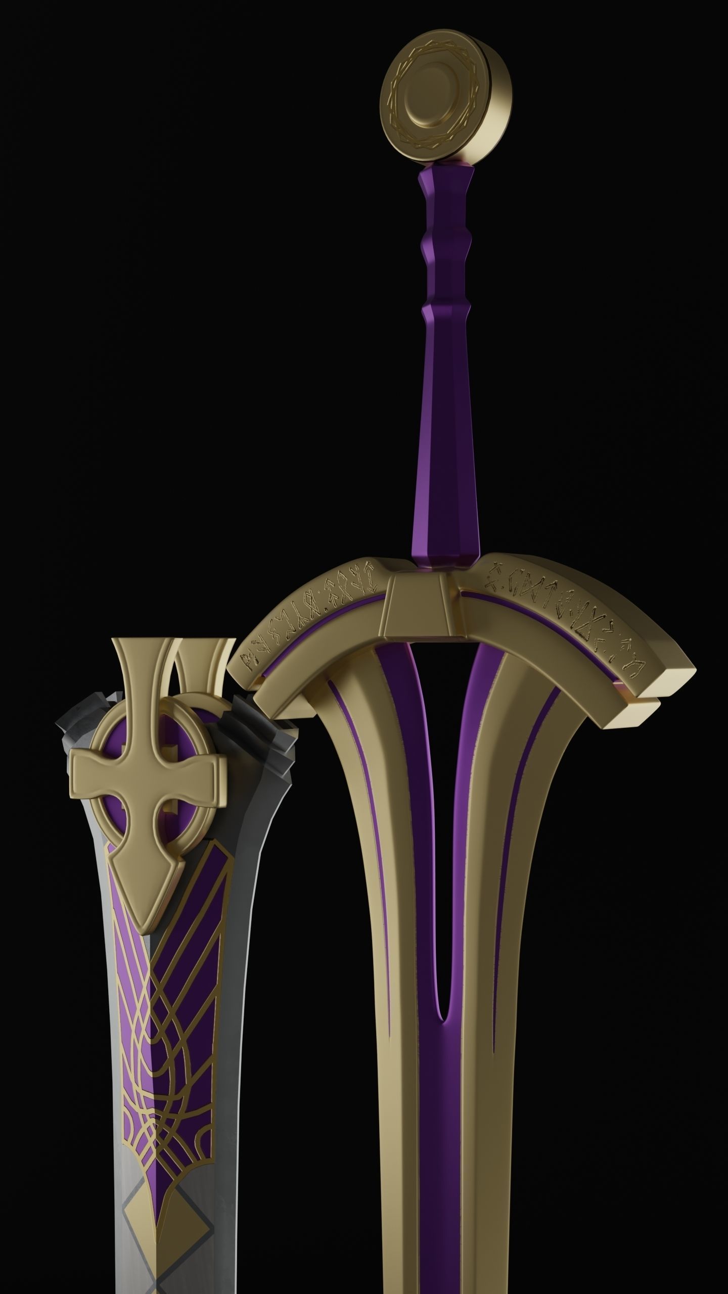 Excalibur Proto Sword of Promised Victory 3D model | CGTrader