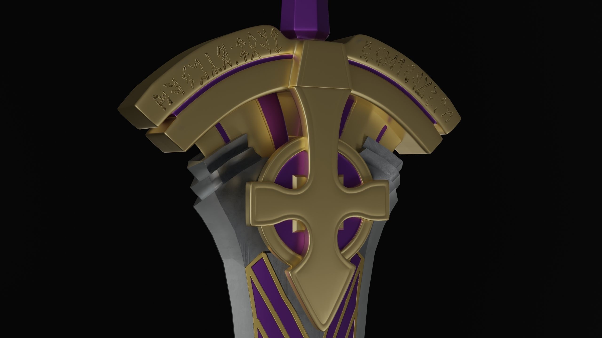 Excalibur Proto Sword of Promised Victory 3D model | CGTrader