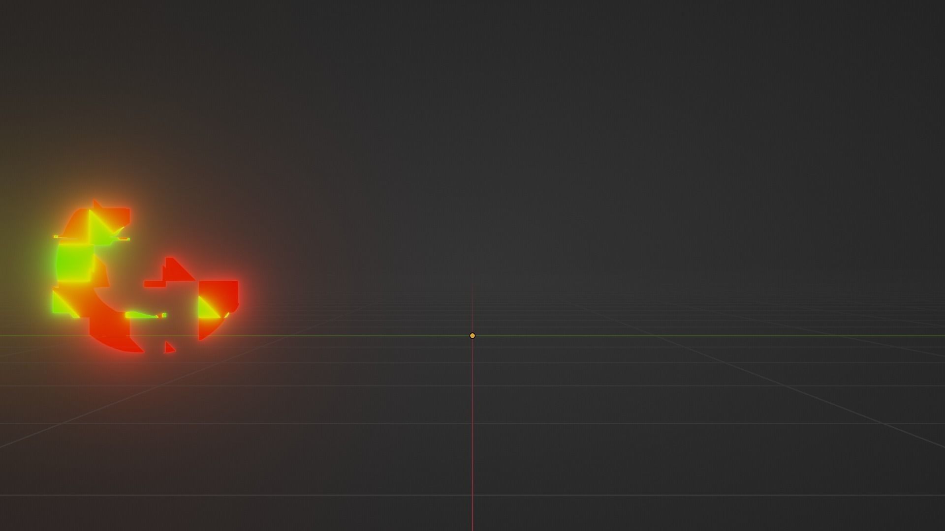 3D model Pixel Glitch Effect Animation - made in Blender VR / AR / low ...