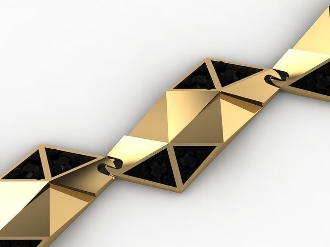 geometric chain 3D model 3D printable | CGTrader