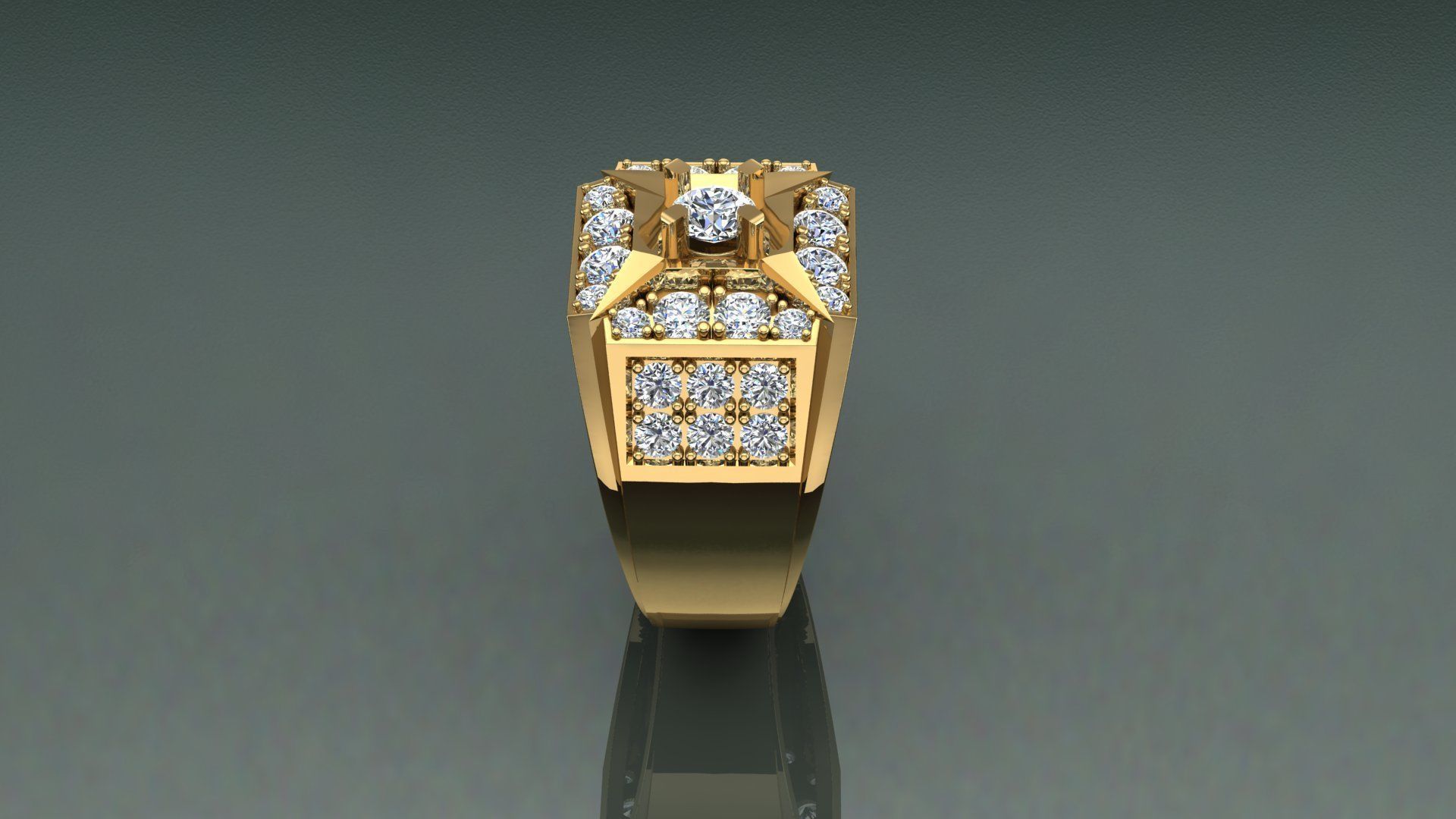 Ring Men D12 3D model 3D printable | CGTrader