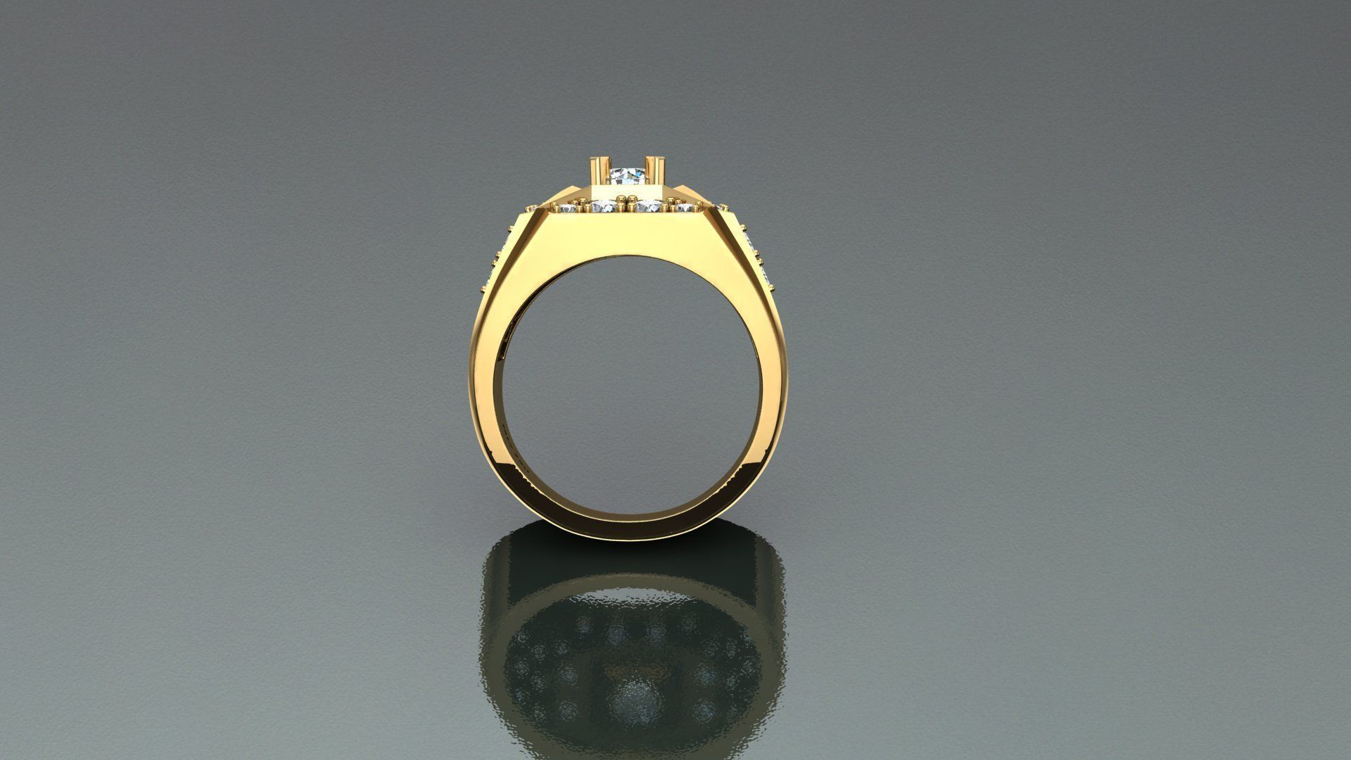 Ring Men D12 3D model 3D printable | CGTrader