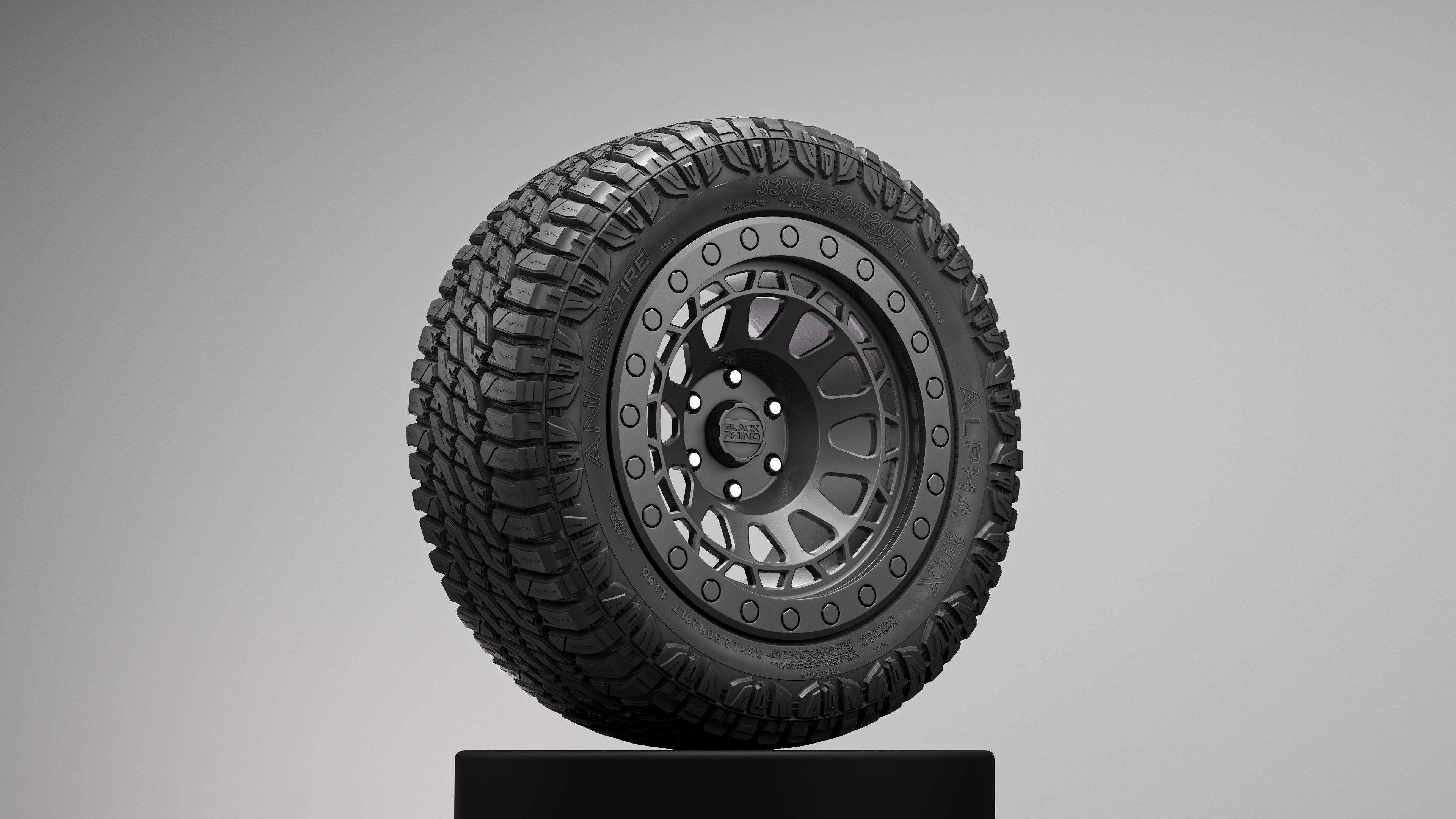 Annex Alpha RTX Offroad Tire 3D Model 3D model | CGTrader
