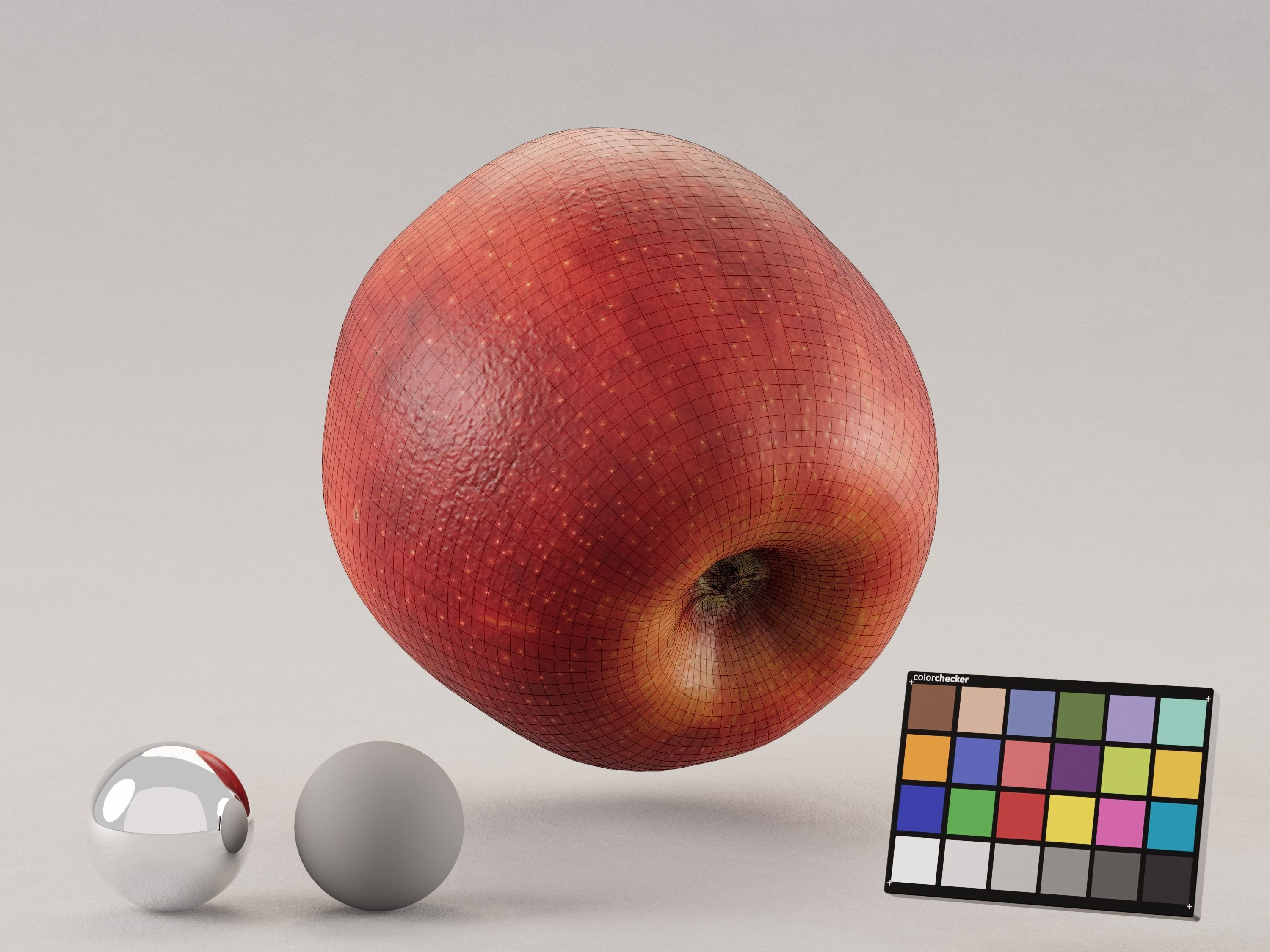 Red Apple Photoscan 3D model | CGTrader