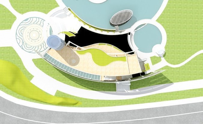 Architectural Modern Alien s Texture | CGTrader