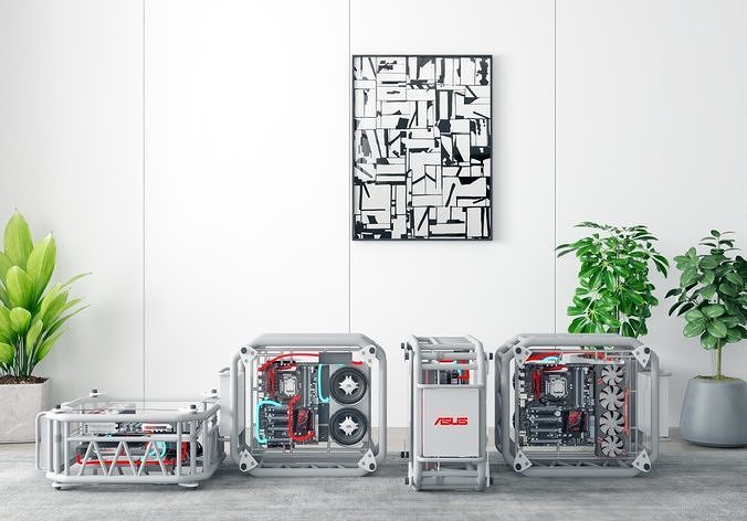 Computer Host Modern 3D model | CGTrader