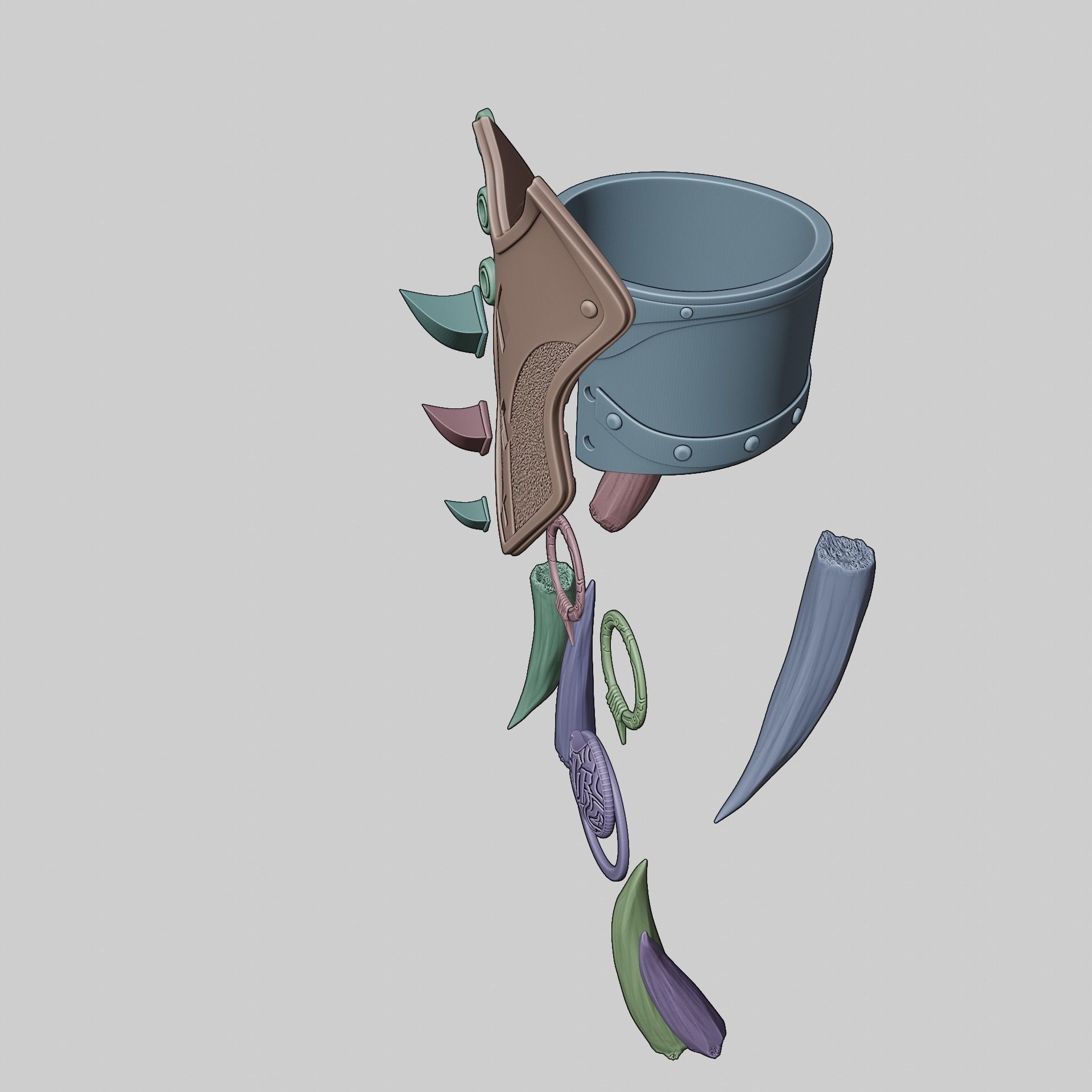 Karlach Cosplay Set Baldurs Gate 3 3D model 3D printable | CGTrader