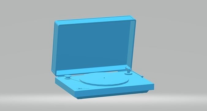 Plasticity Record Player 3D model 3D printable | CGTrader