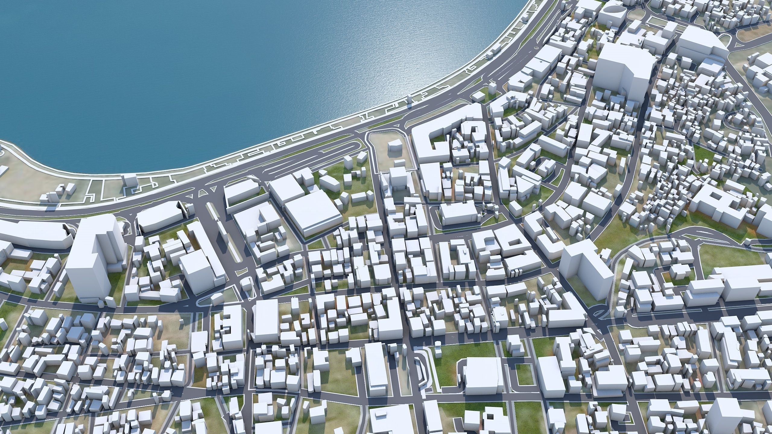 3D model Luanda Angola 45km AI VR / AR / low-poly | CGTrader