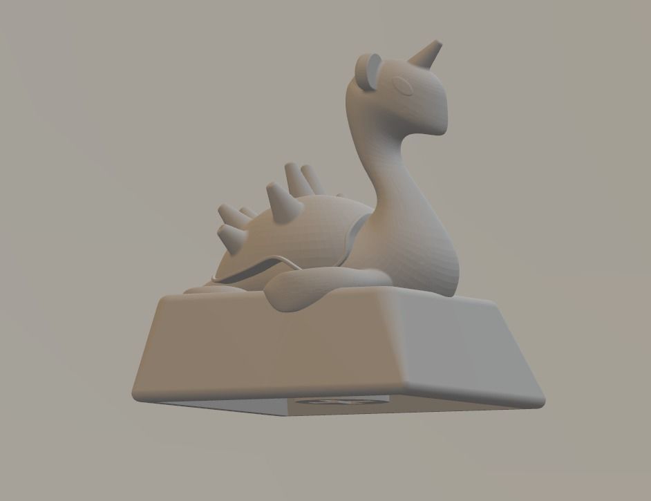 key cap 1u row 1 3d printer 3D model 3D printable | CGTrader