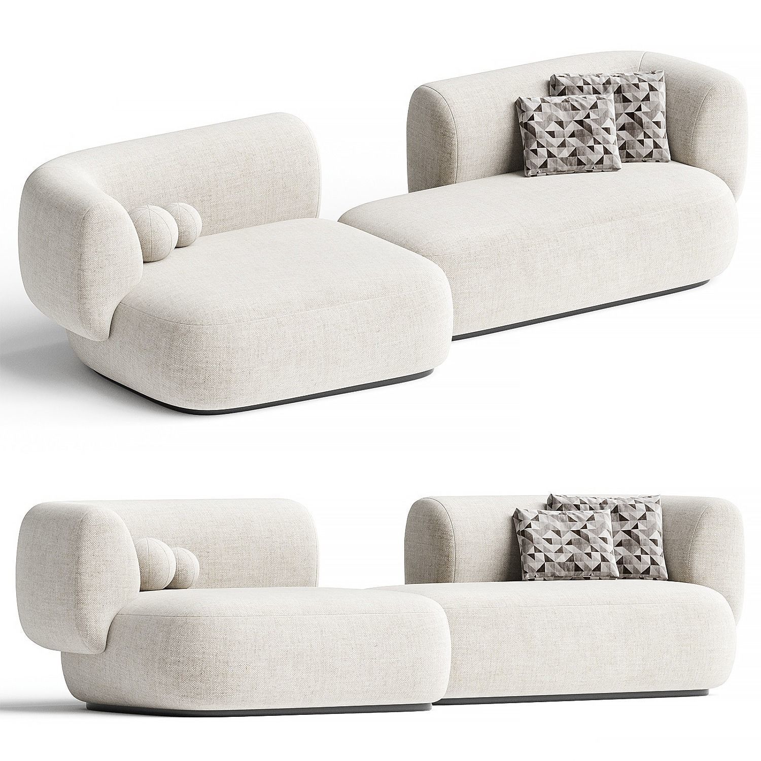 Hug Modular Sofa by Collector 2 3d model 3D model | CGTrader