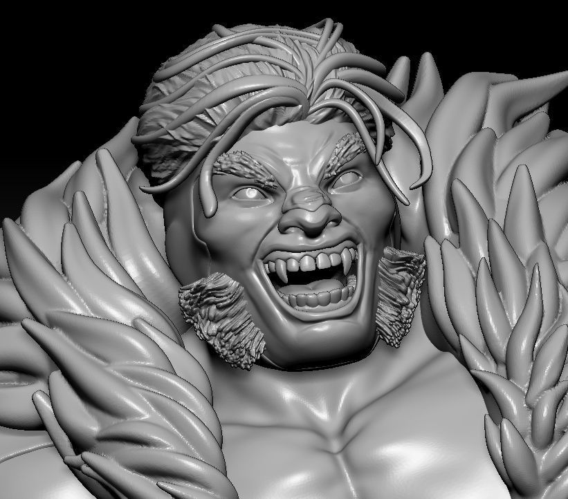 SABERTOOTH 3D PRINT STL file 3D model 3D printable | CGTrader