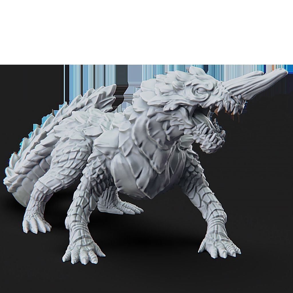 Guard Drake - 3D Printable TTRPG - PRESUPPORTED - 32mm Scale 3D model ...