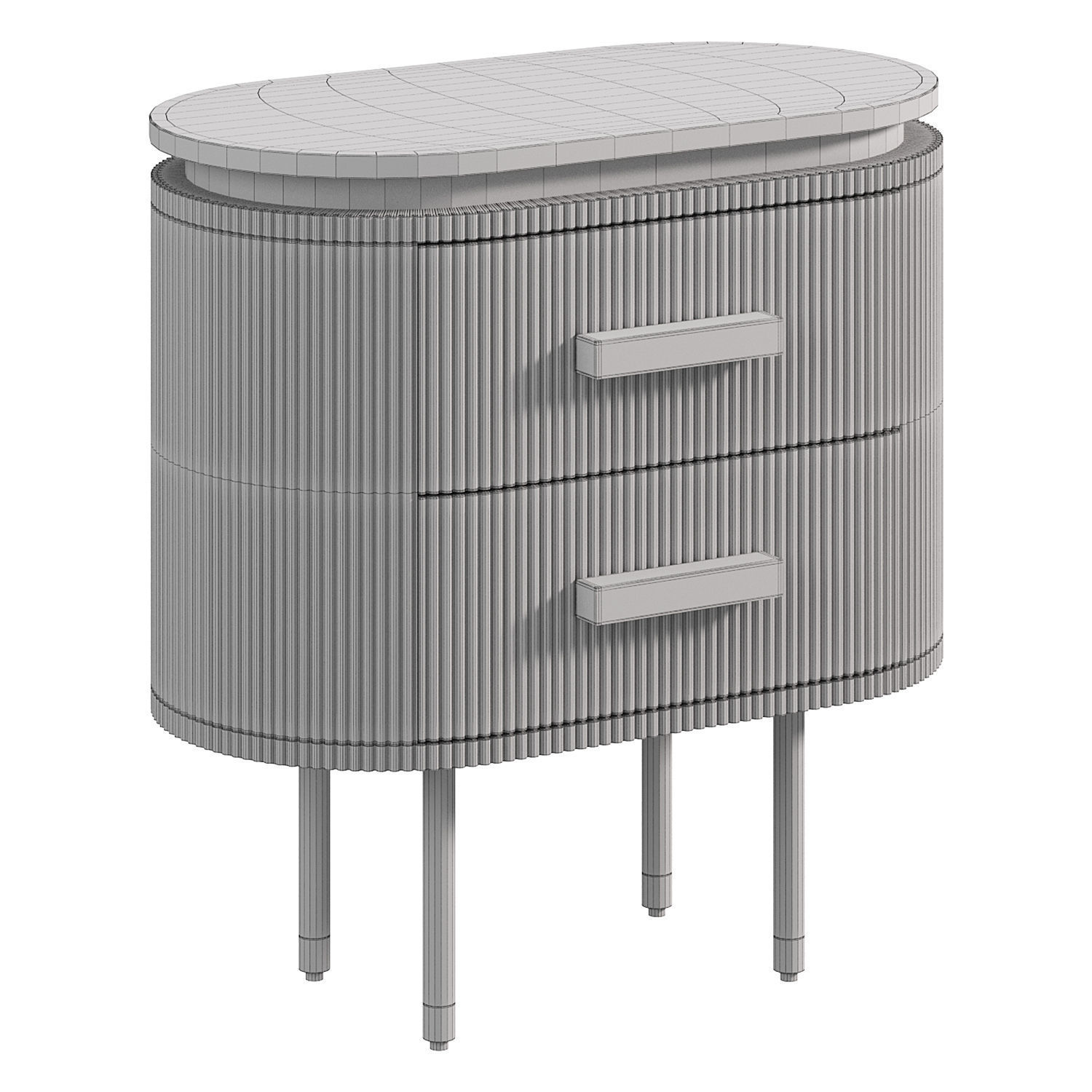 VALBRUNA BEDSIDE TABLE by Vicalhome 3D model | CGTrader