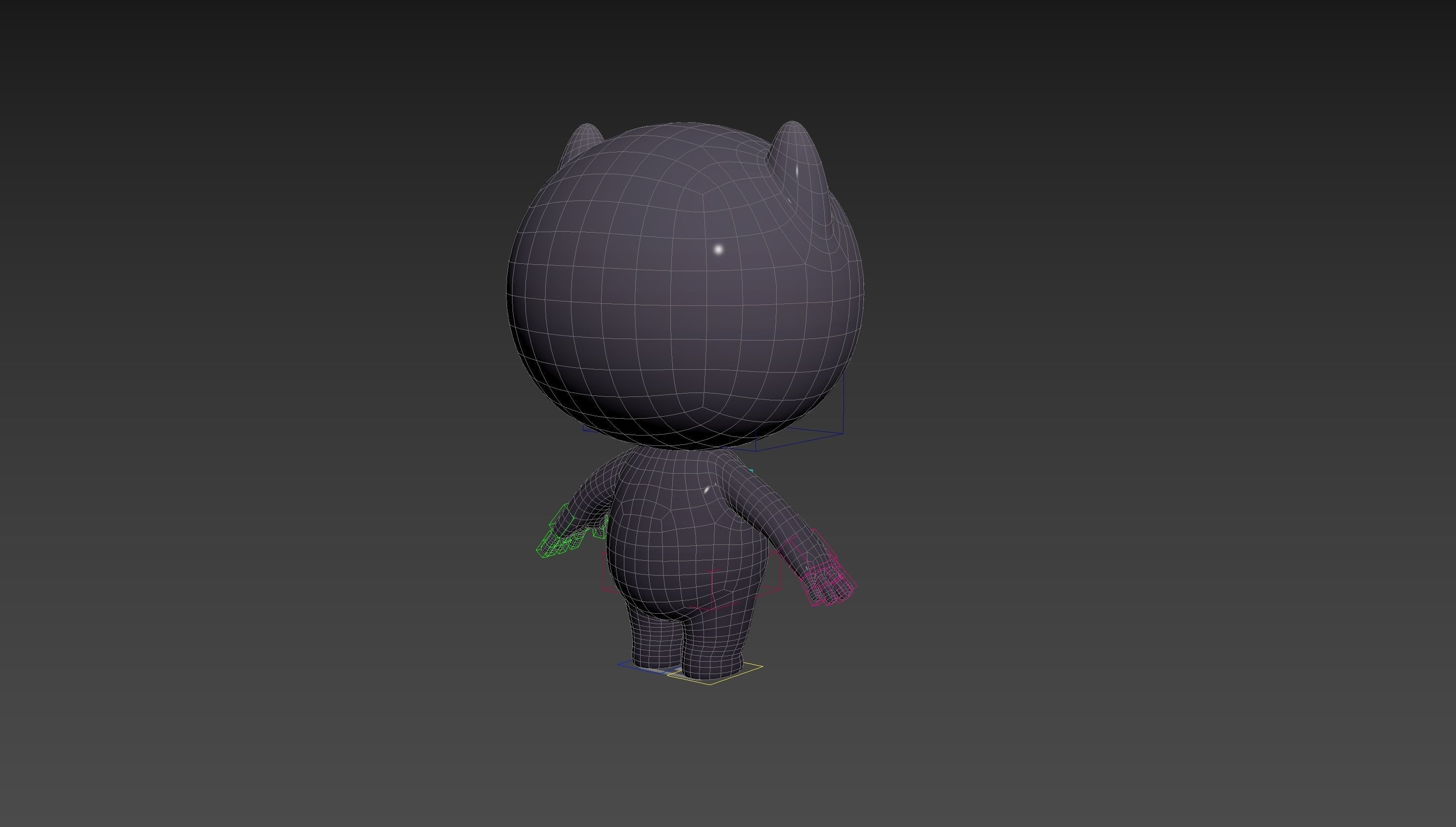 Character249 Rigged Mascot 3D model rigged | CGTrader