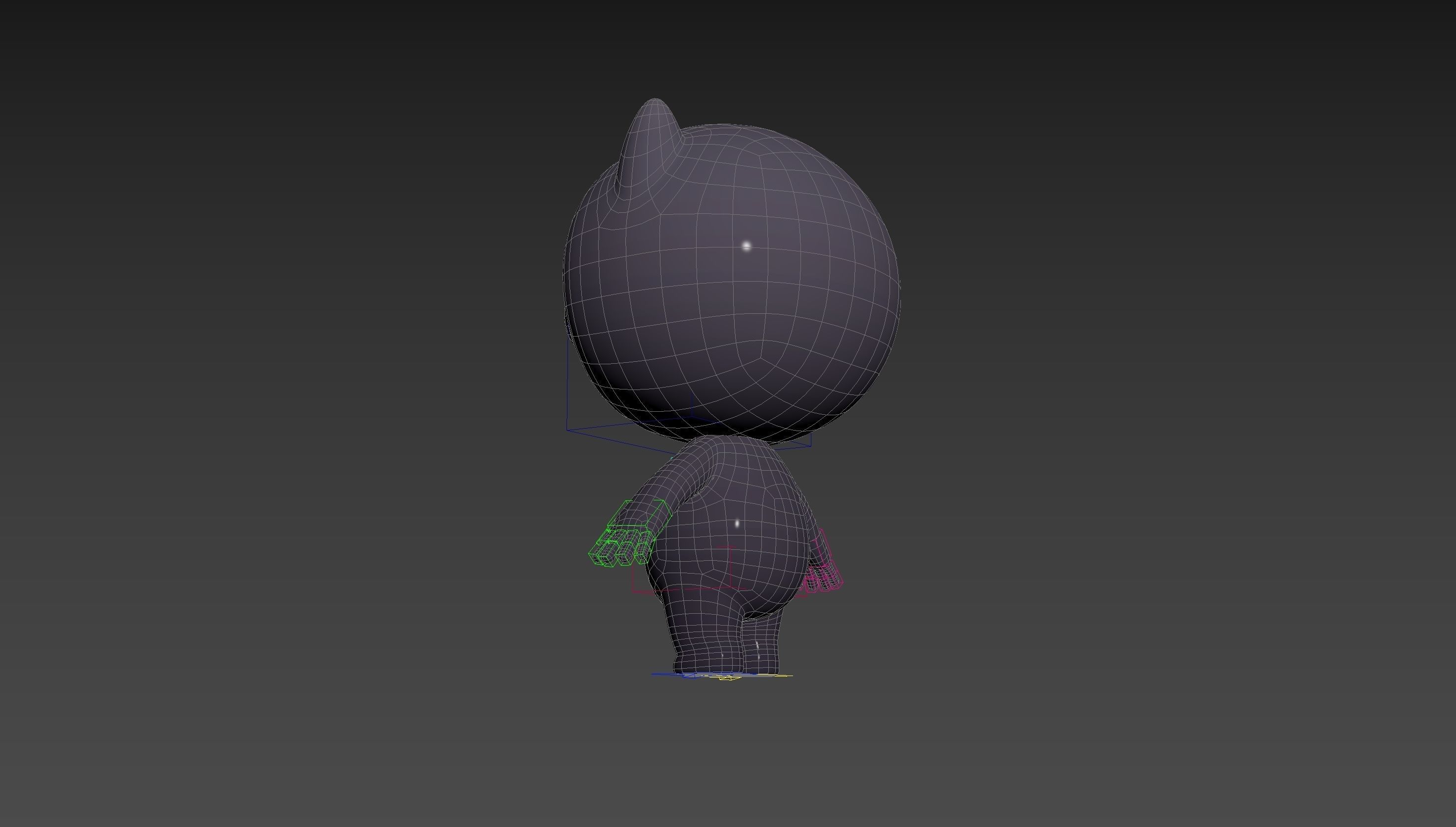 Character249 Rigged Mascot 3D model rigged | CGTrader