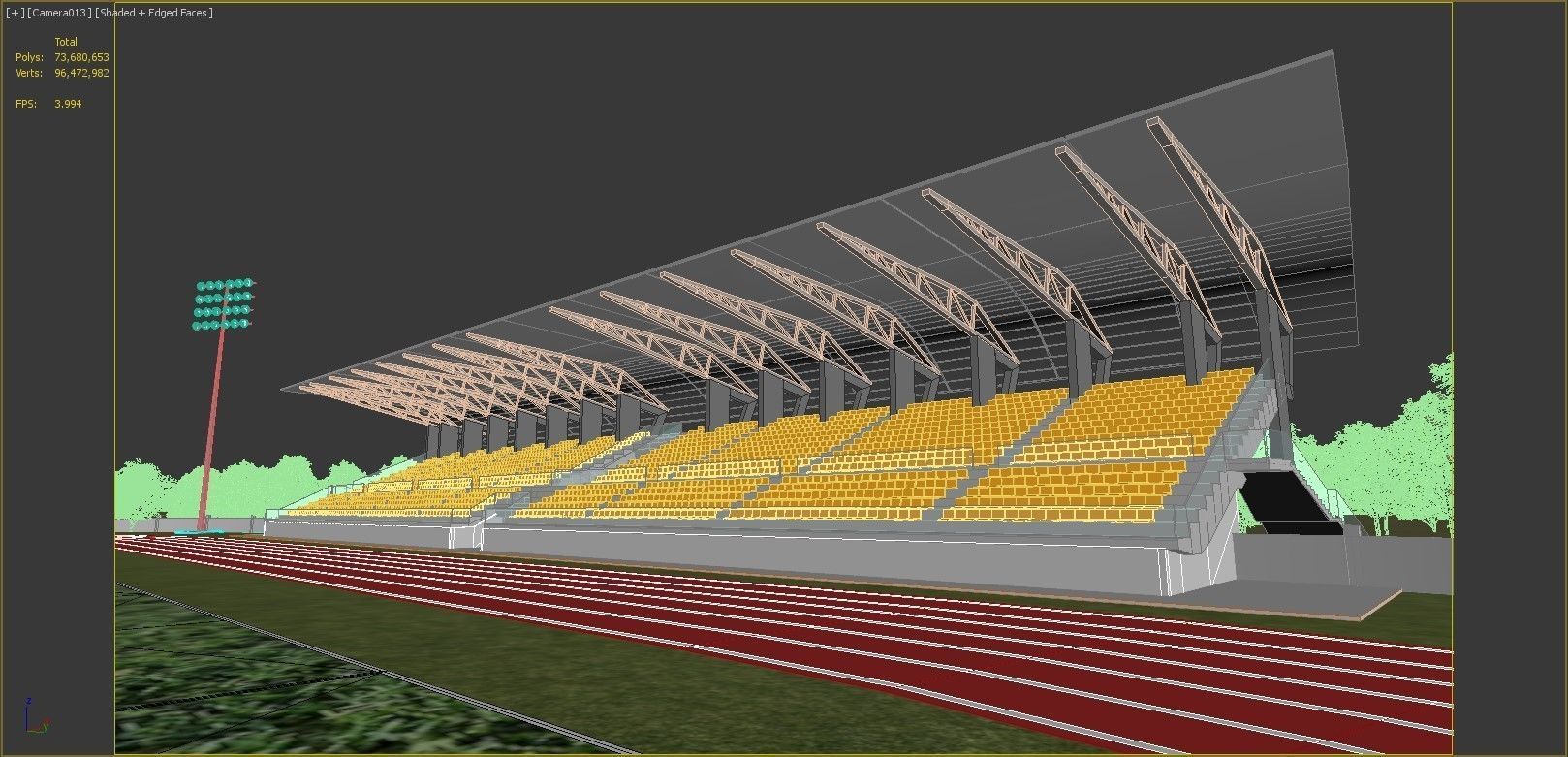 3D model Stadium VR / AR / low-poly | CGTrader