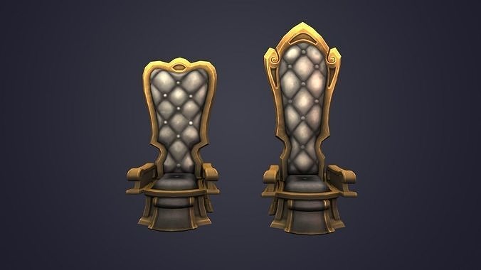 3D model Throne VR / AR / low-poly | CGTrader