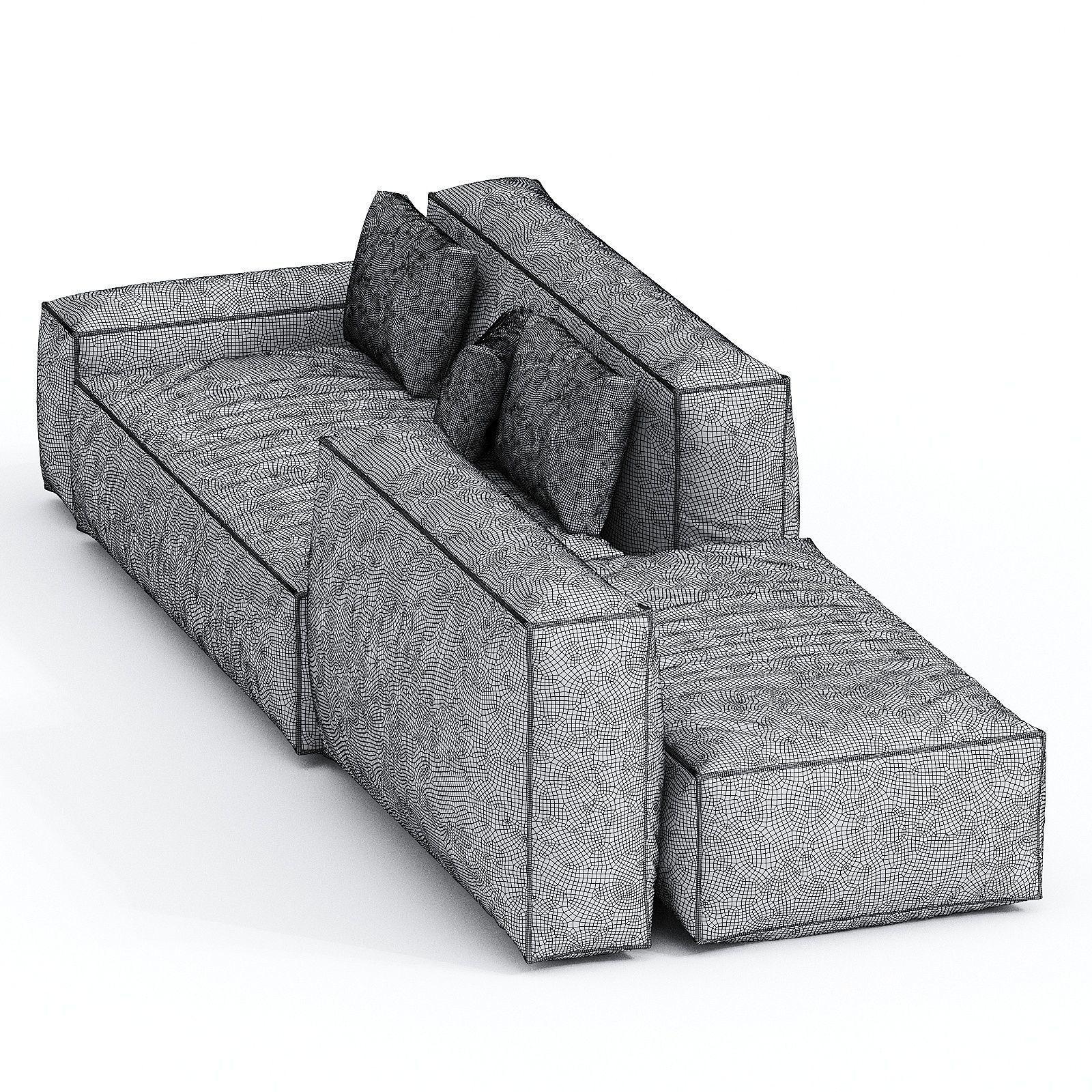 Cubotto sofa 3d model 3D model | CGTrader