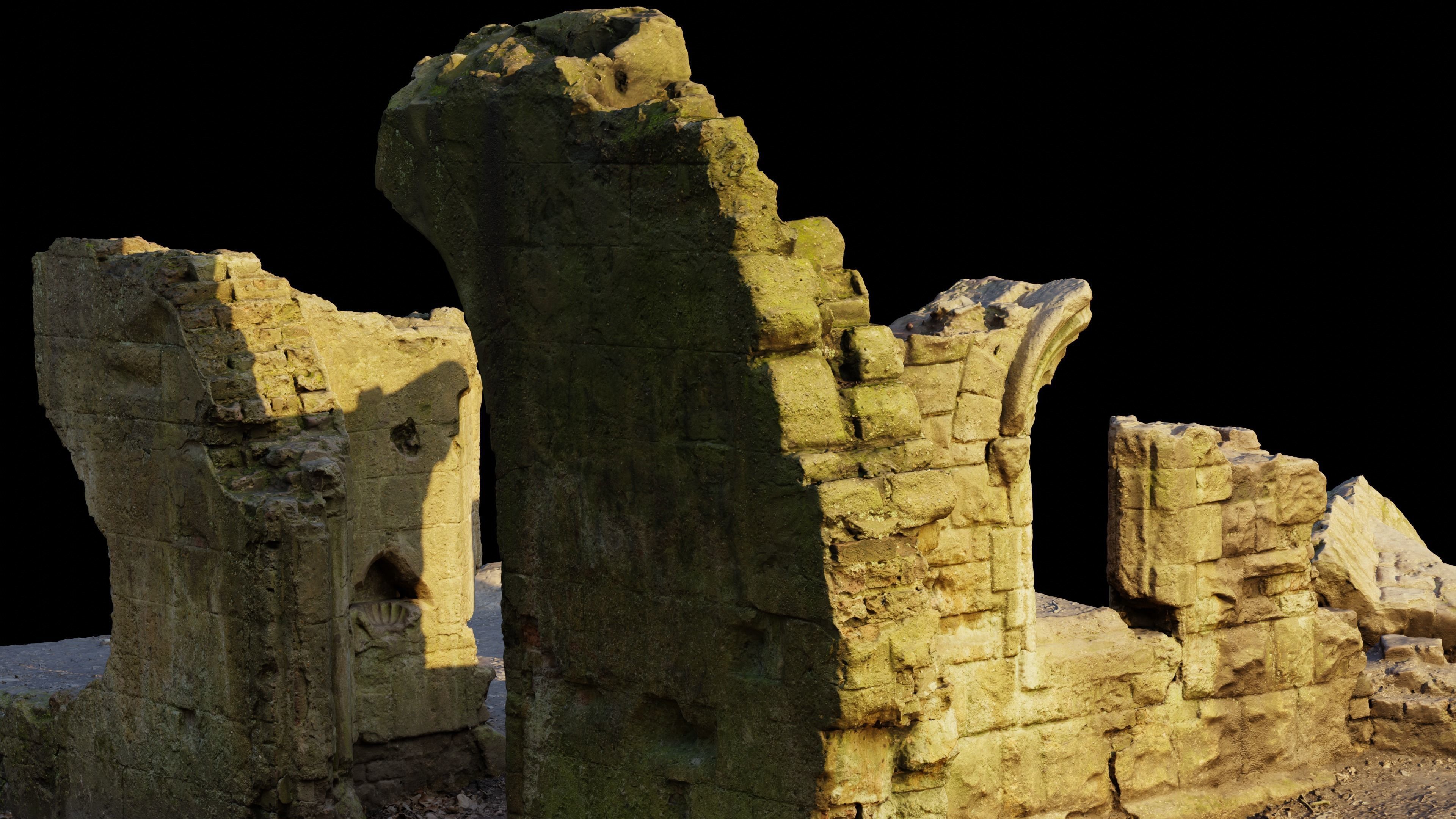 3D model Photogrammetry Model of a Victorial Folly VR / AR / low-poly ...