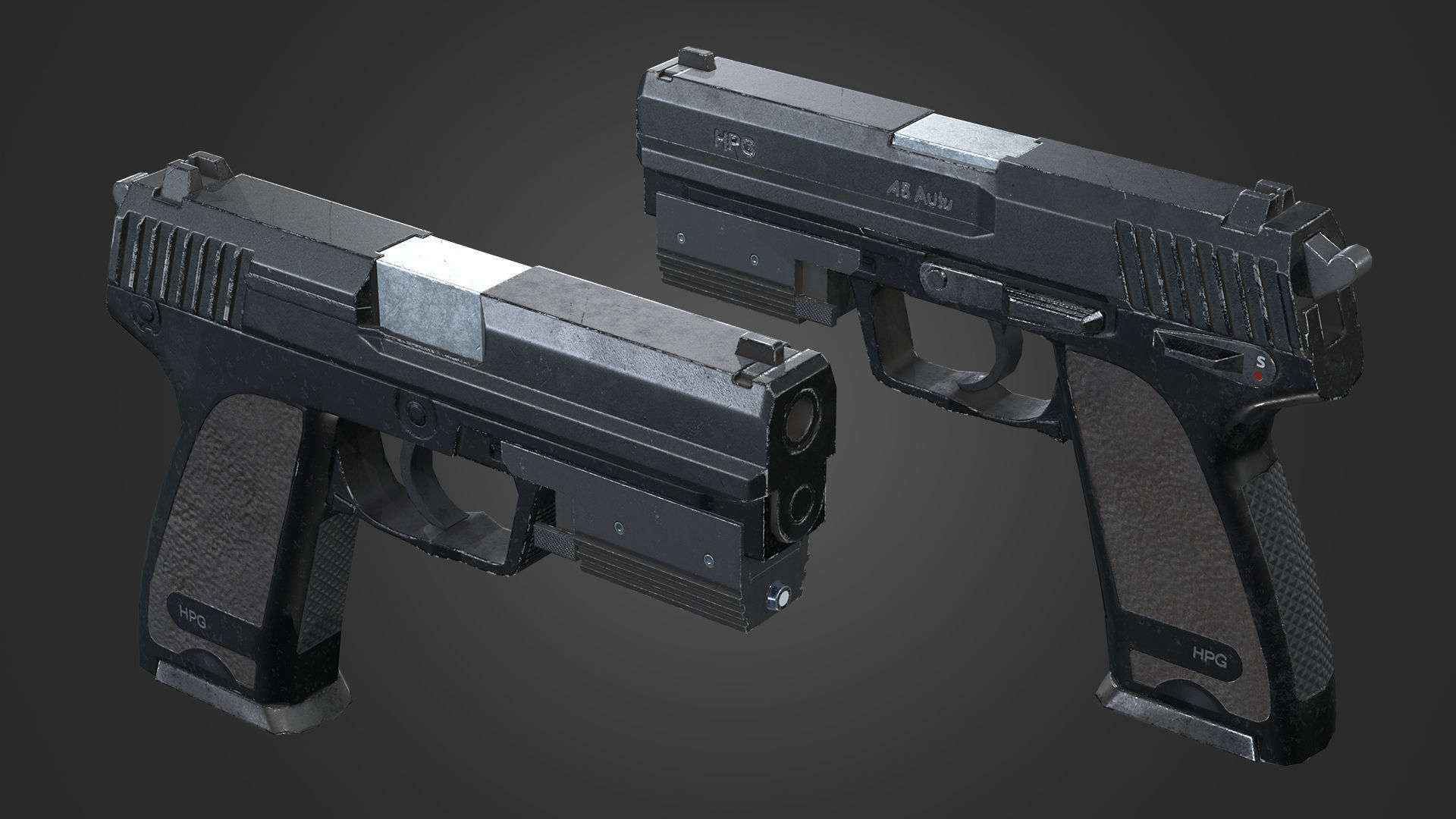 3D model Weapons Pack 1 VR / AR / low-poly | CGTrader