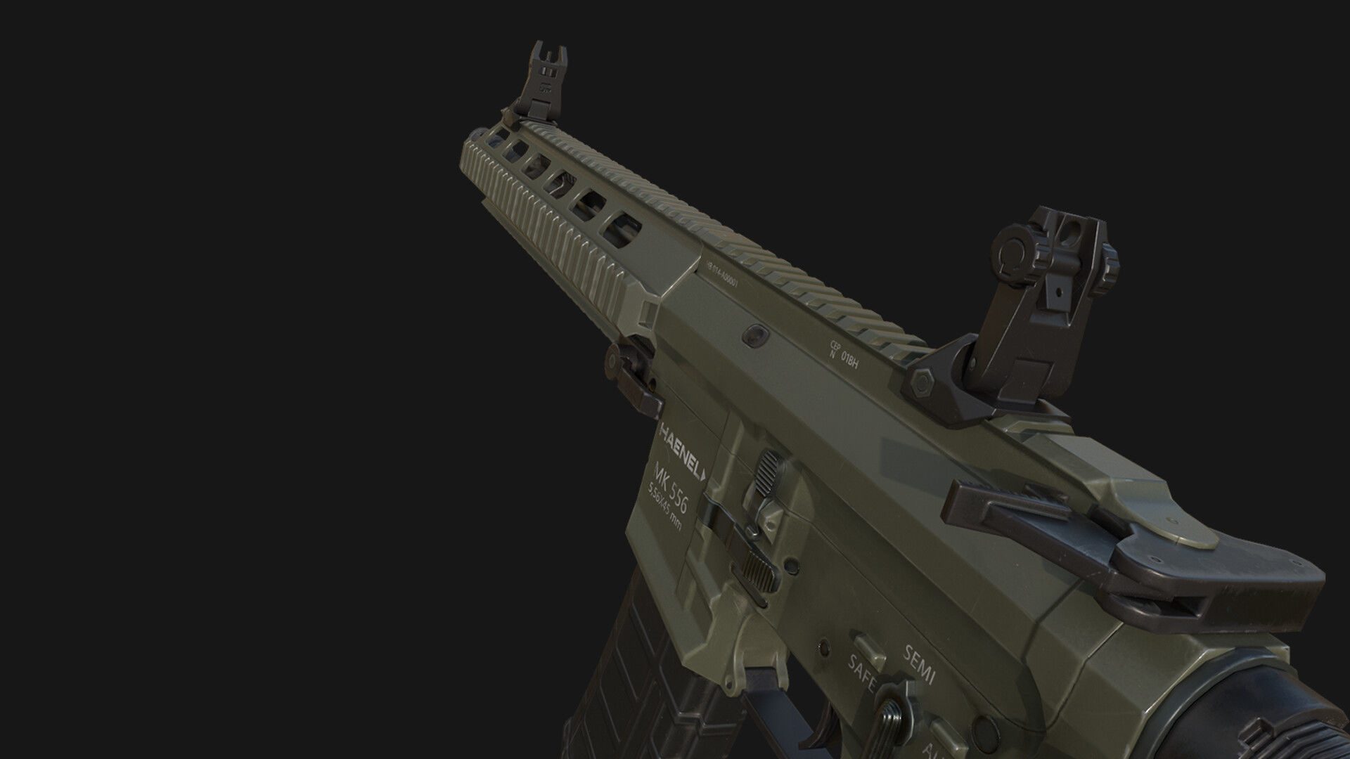 3D model Haenel MK556 VR / AR / low-poly | CGTrader
