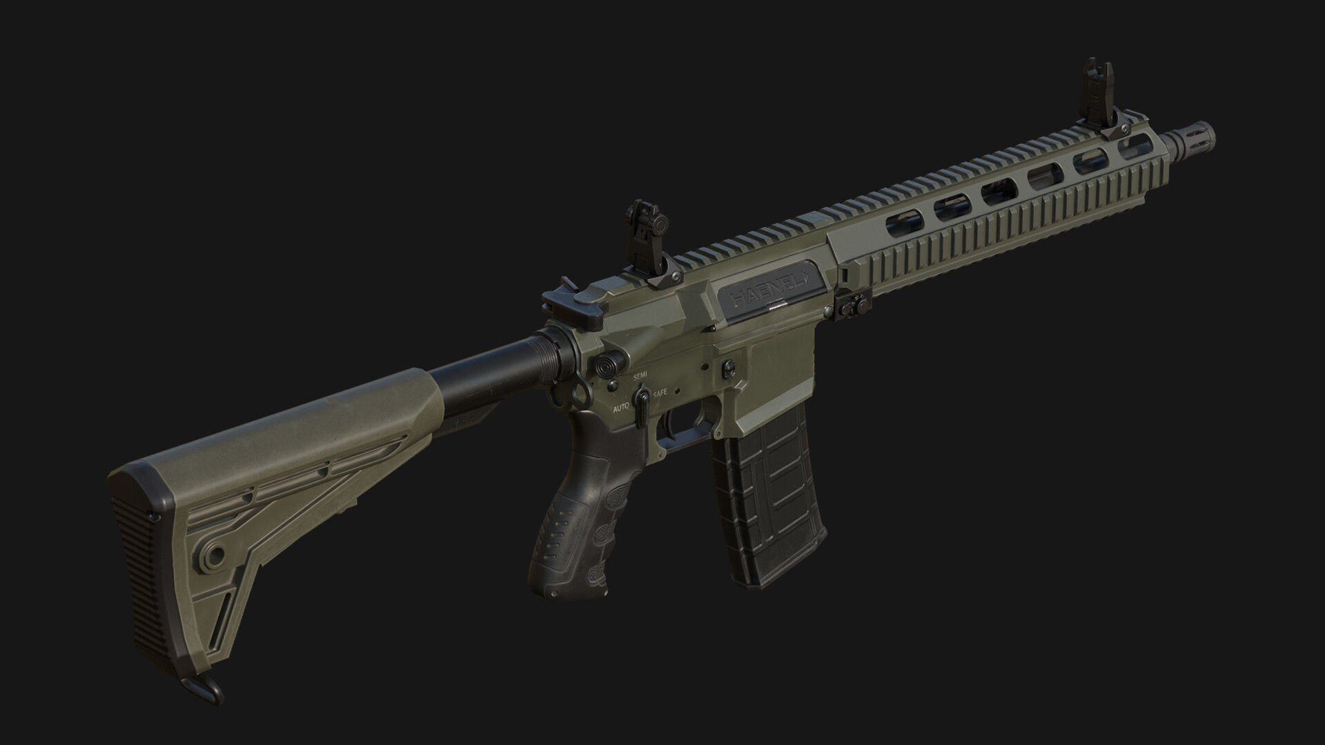 3D model Haenel MK556 VR / AR / low-poly | CGTrader