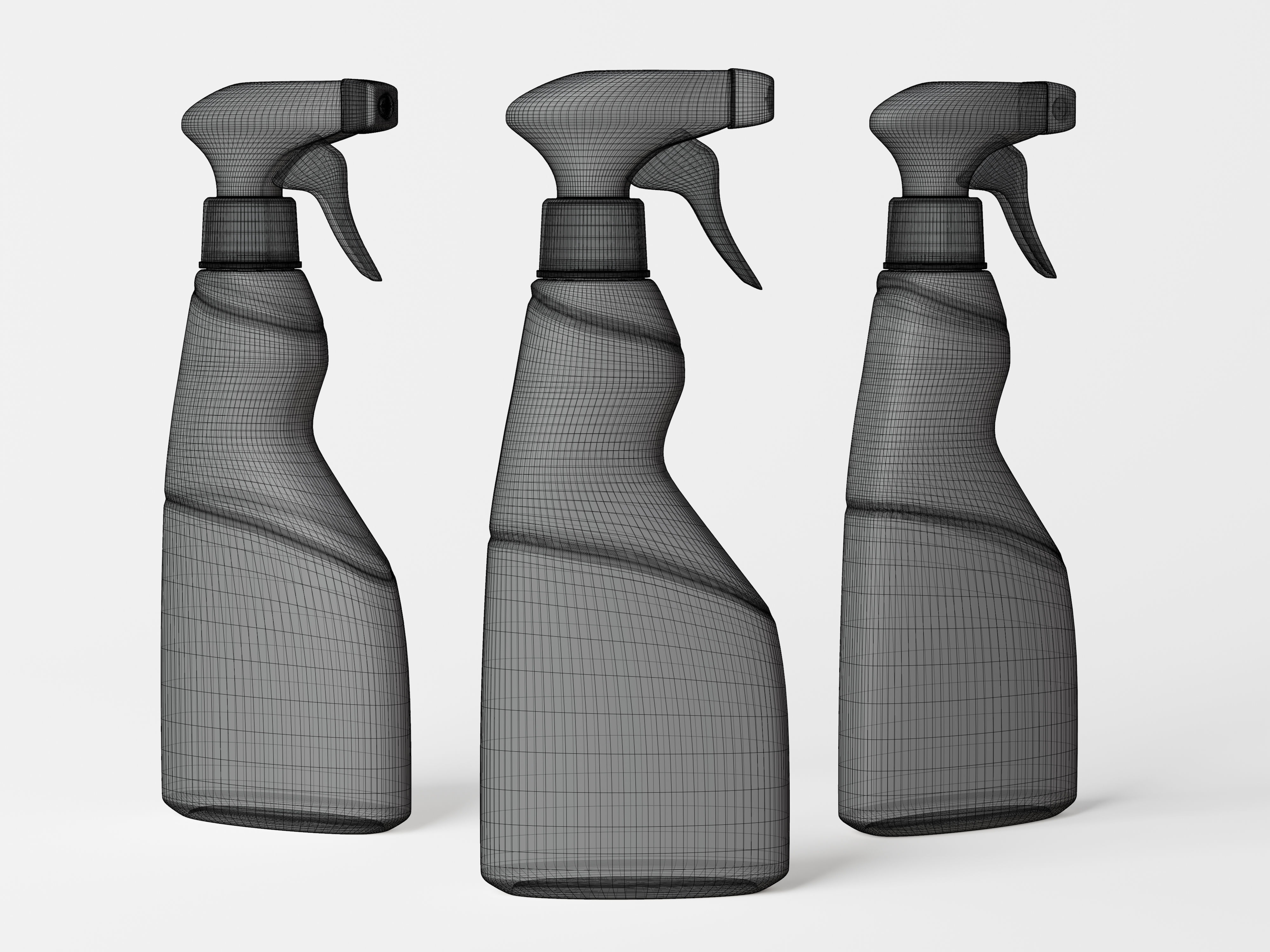 3D model Cleaning Product Spray Bottle Packaging VR / AR / low-poly ...