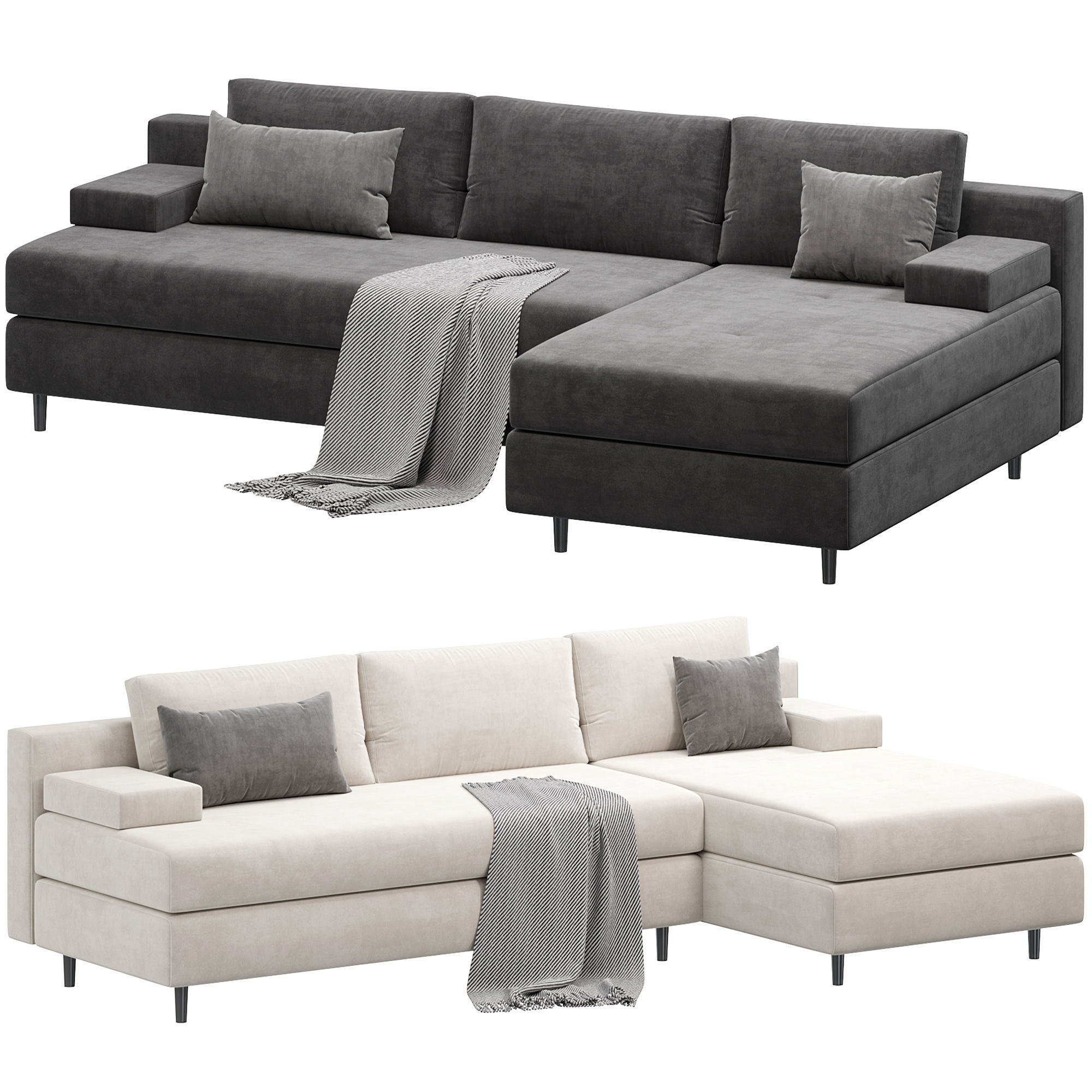 Kema Corner Sofa by lazzoni 3D model | CGTrader