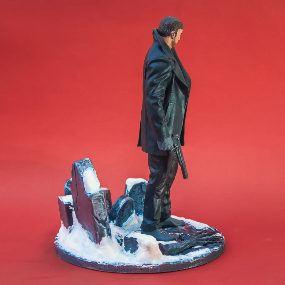 RE 8 Chris Redfield with base 3D model 3D printable | CGTrader