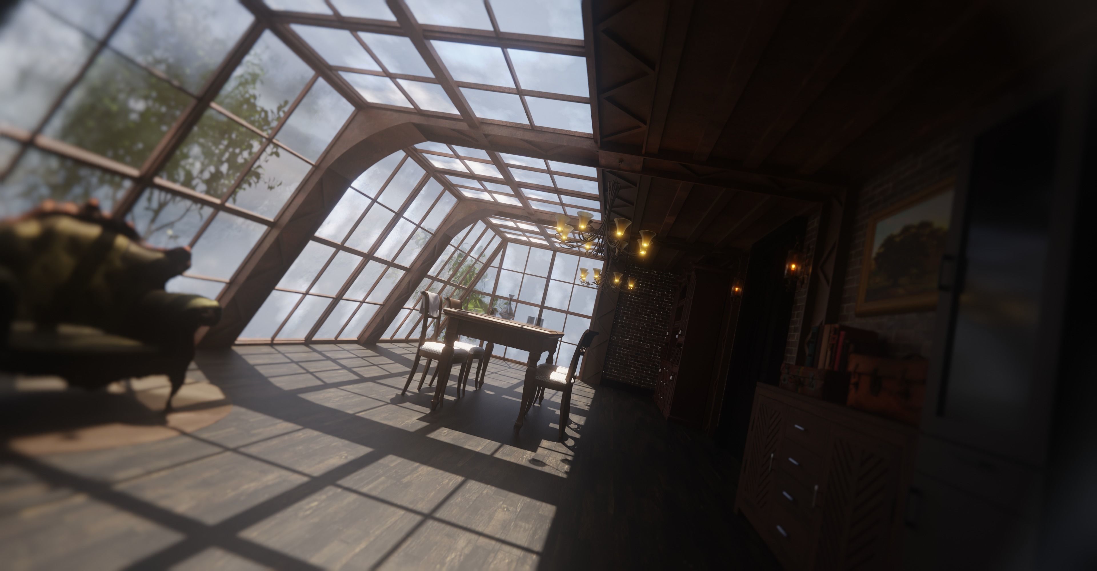 attic 3D model | CGTrader