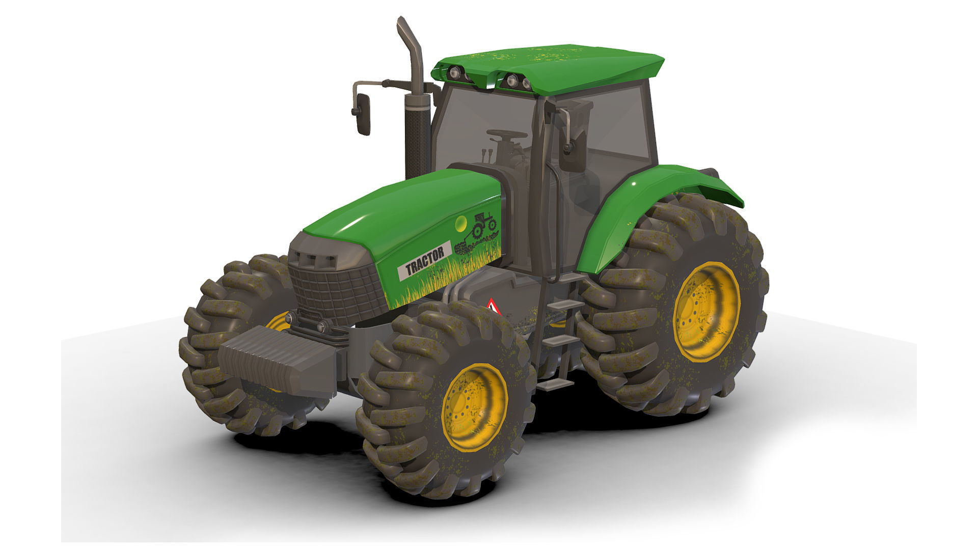 3D model Tractor VR / AR / low-poly | CGTrader