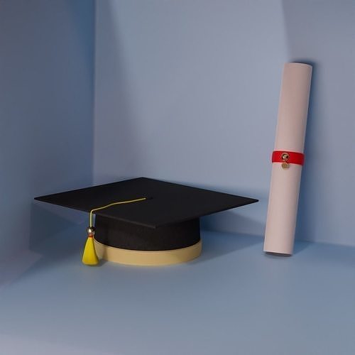 Graduation cap 3D Model 3D model | CGTrader